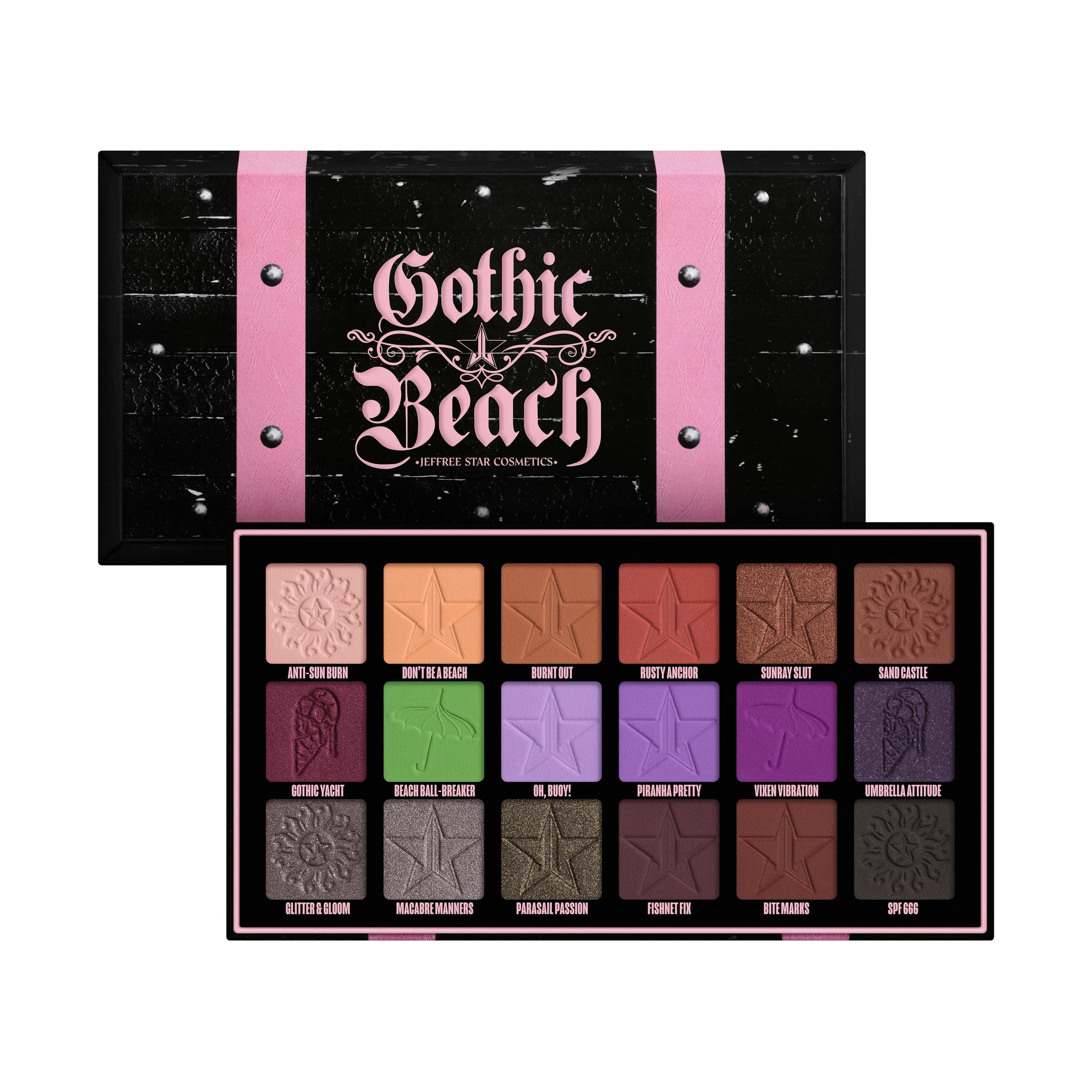 PREVENTA Gothic Beach Palette | Jeffree Star | Nuestro Secreto