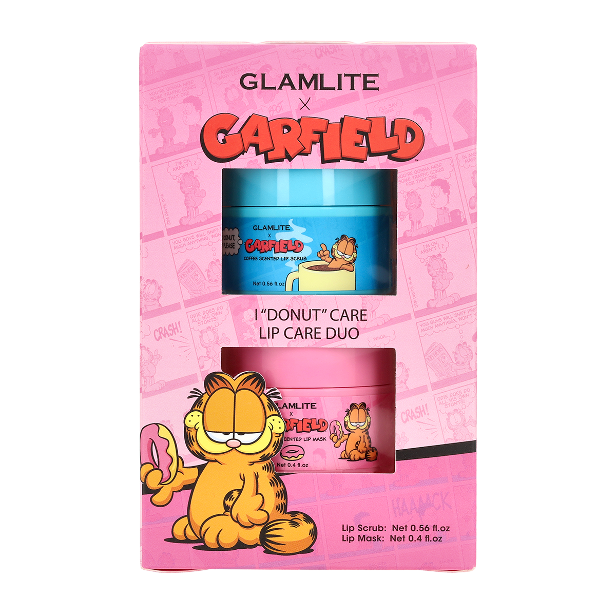 Garfield x Glamlite I Donut Care Lip Care Duo | Nuestro Secreto